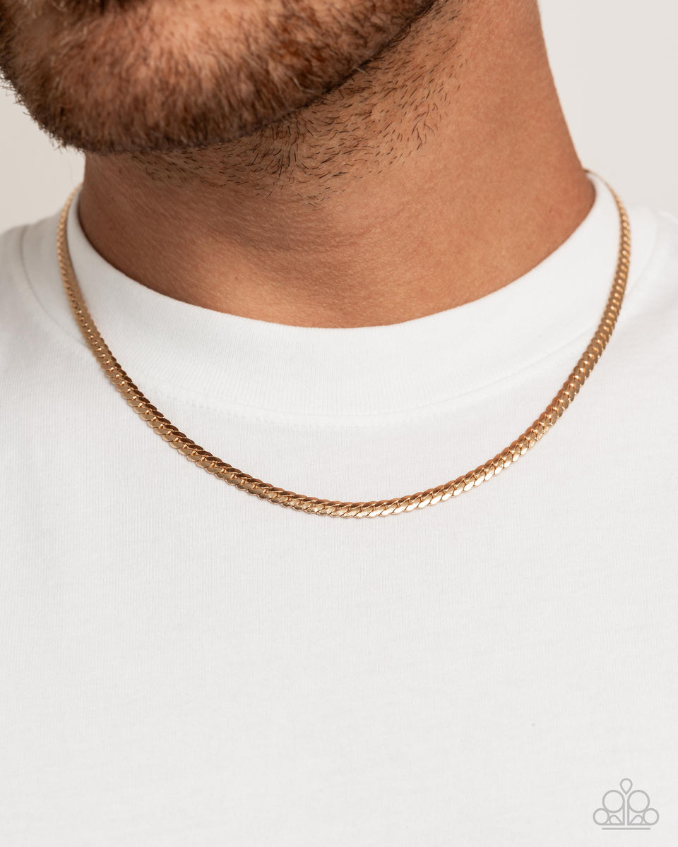 CURB the Peace - Gold Urban Chain Necklace – Sugar Bee Bling ...